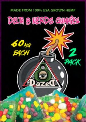 Dazed8 Delta 8 Nerds Gummies - Branded Hemp Products